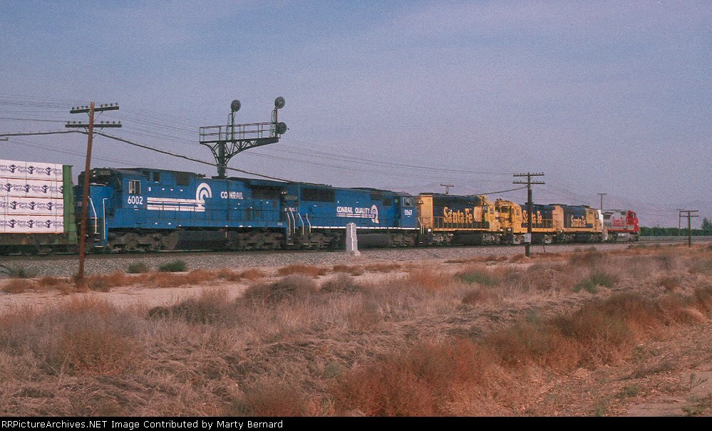 Conrail Units Help in the Desert in 1994